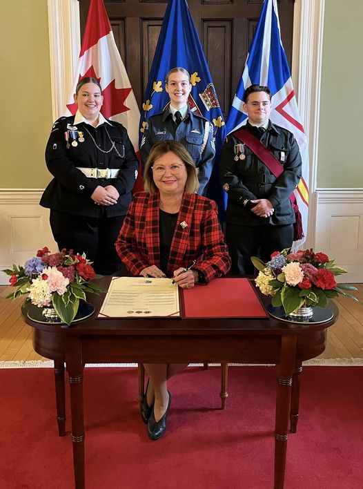 Proclamation Signing - 2023 Cadet Week - The Lieutenant Governor of ...